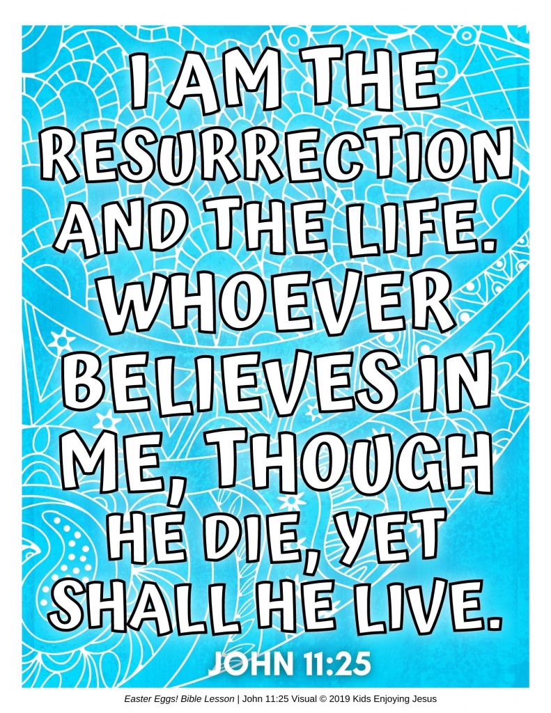 Easter Eggs Bible Lesson – Kids Enjoying Jesus