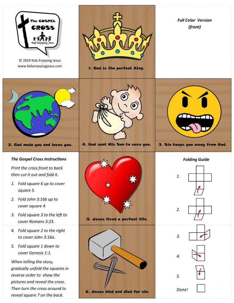 The Gospel Cross - Kids Enjoying Jesus