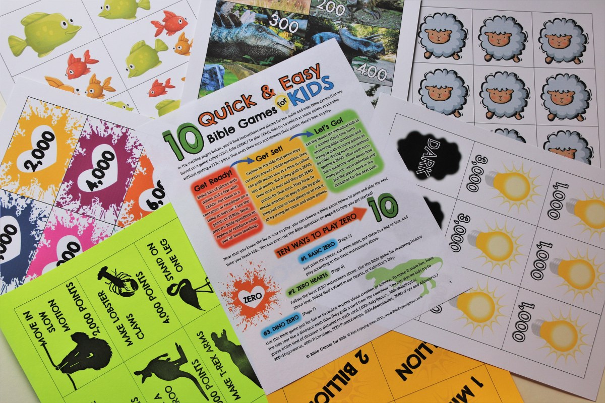 The Best Bible Games for Kids - Kids Enjoying Jesus