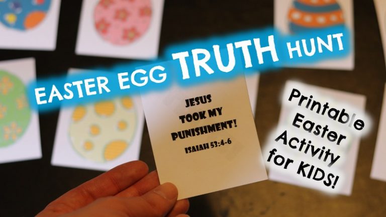 Easter Egg Truth Hunt Activity – Kids Enjoying Jesus