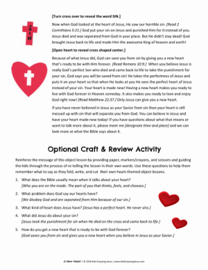 A New Heart Object Lesson – Kids Enjoying Jesus