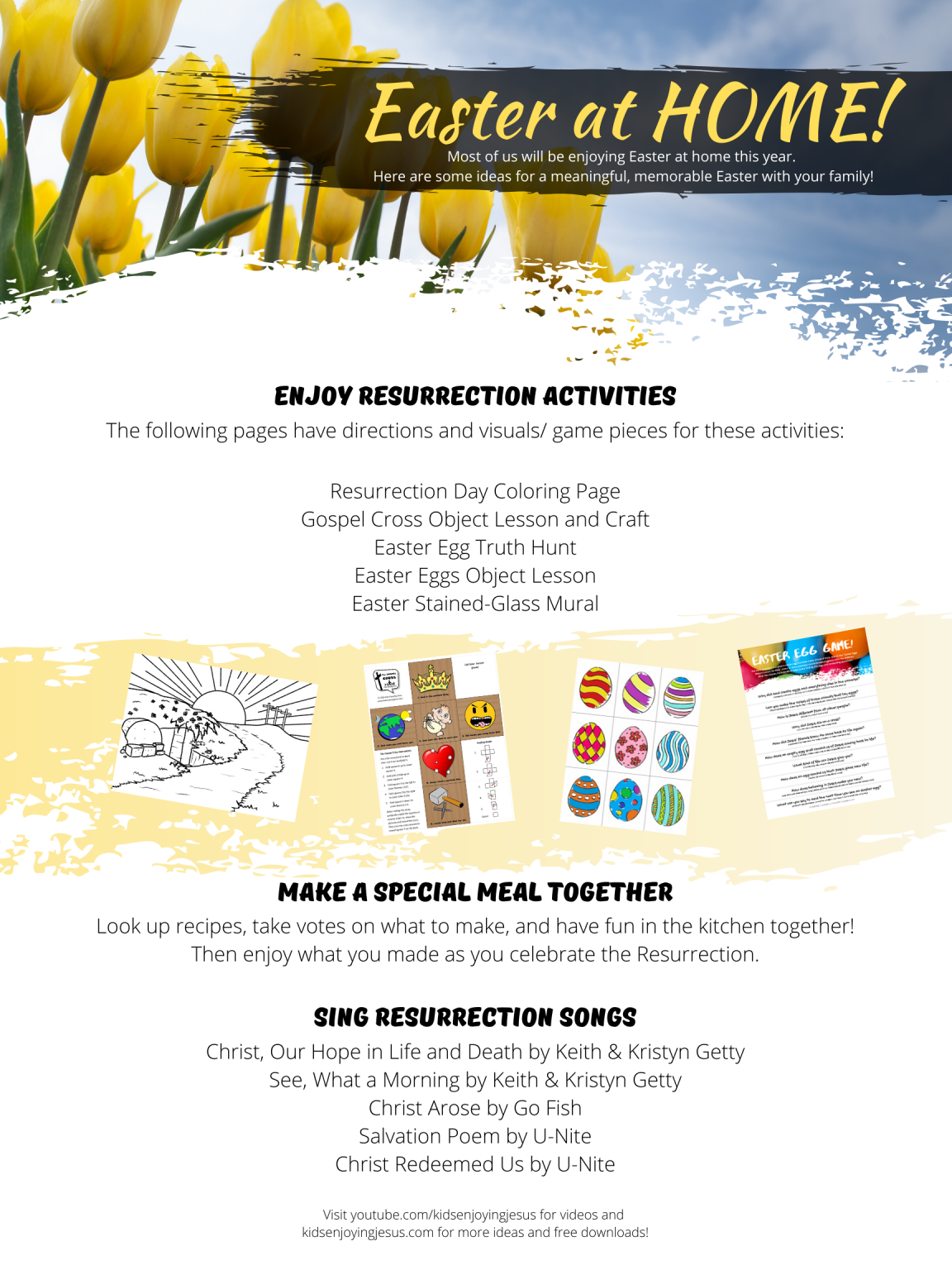 Easter at Home Activity Pack – Kids Enjoying Jesus