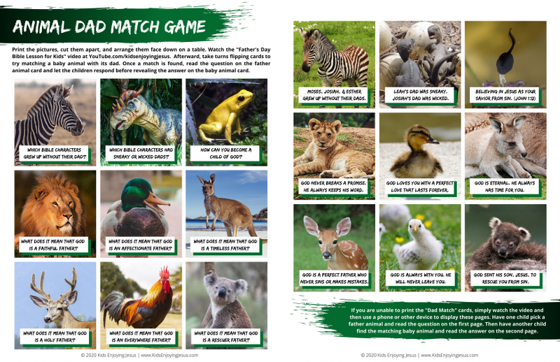 Father's Day Fun With Purpose - Kids Enjoying Jesus