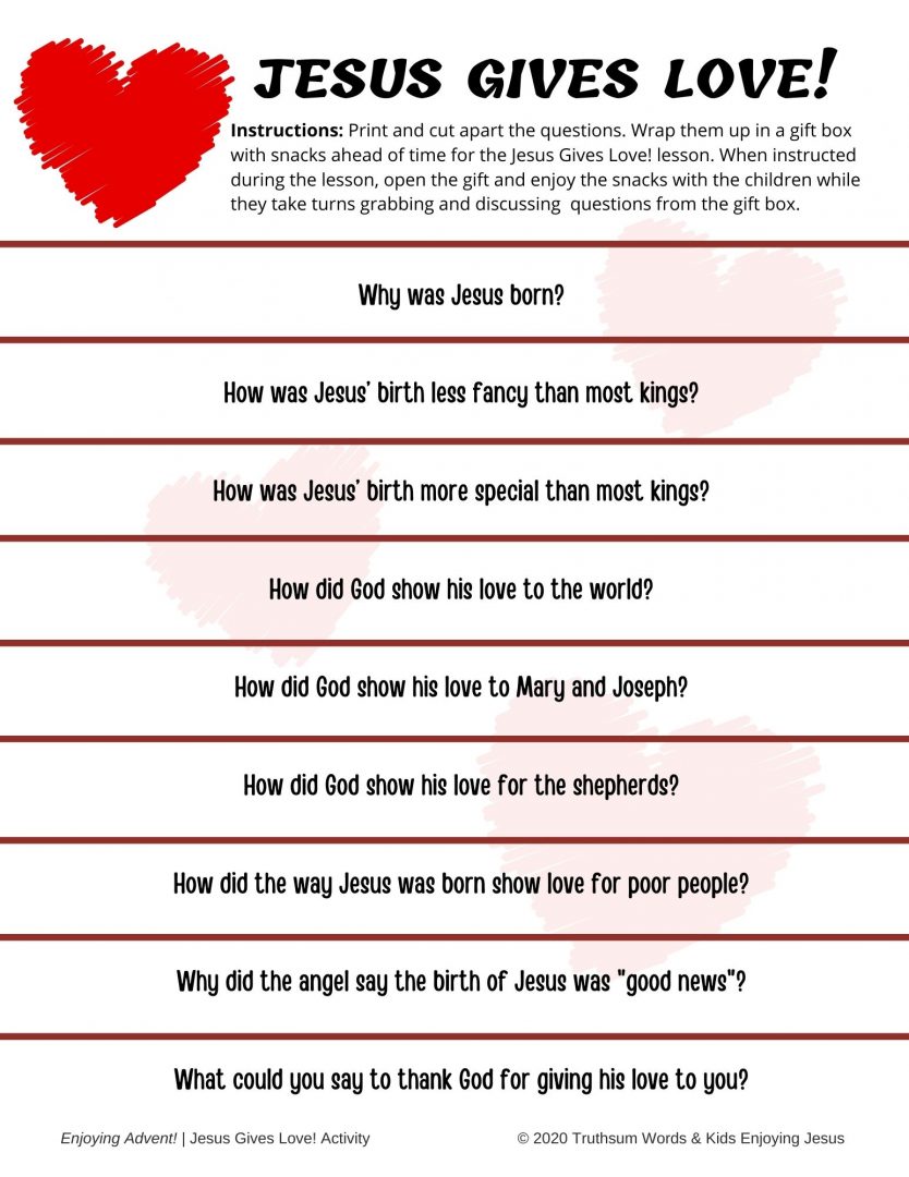 Enjoying Advent! Activity Guide - Kids Enjoying Jesus