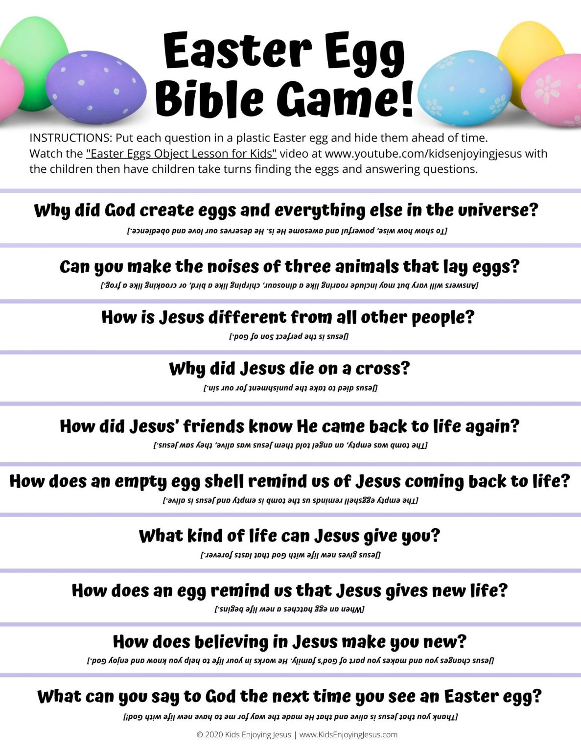 Games Archives - Kids Enjoying Jesus