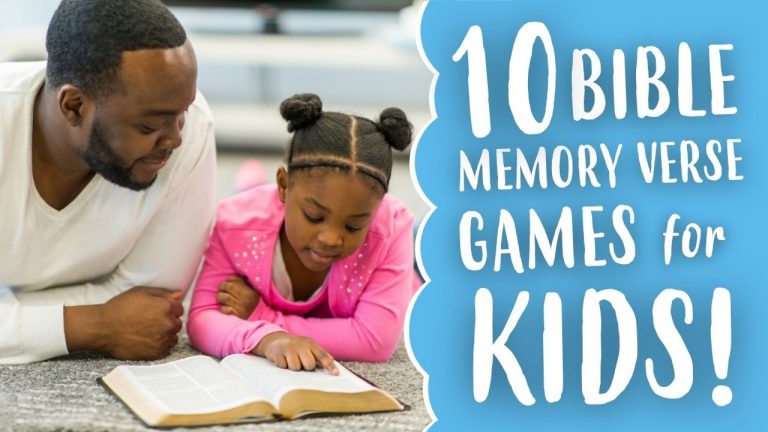 10 Easy Bible Verse Memory Games - Kids Enjoying Jesus