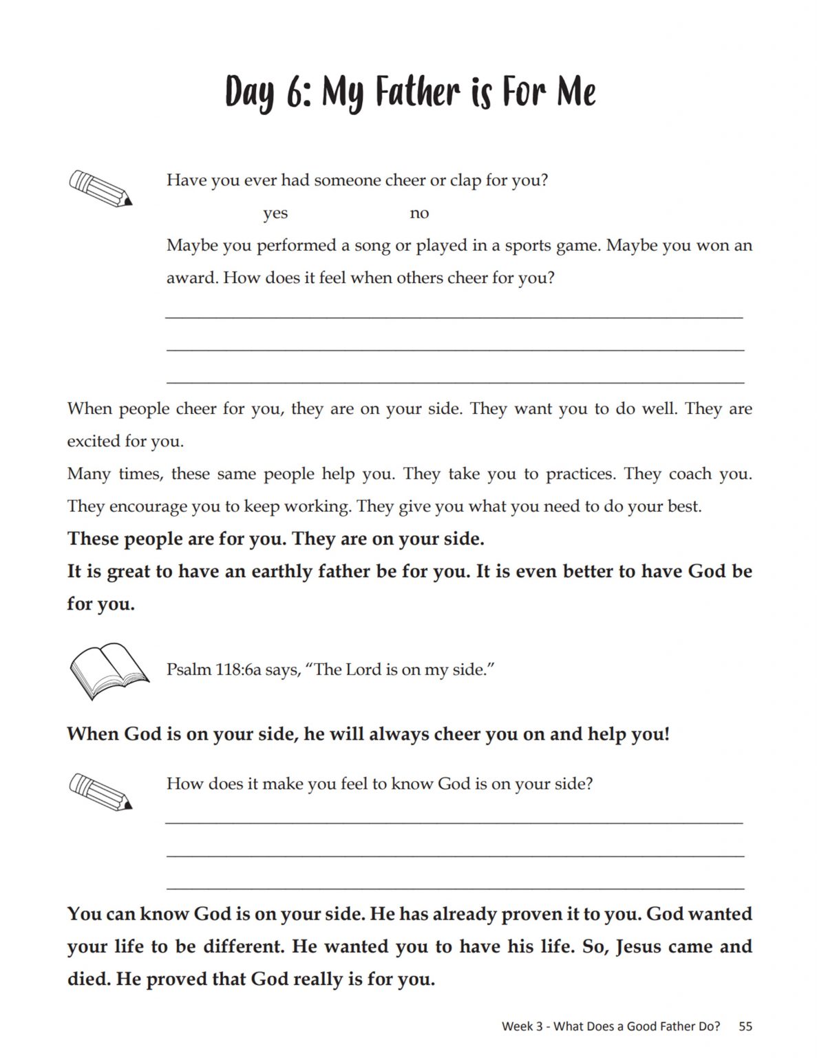 God is My Father! Devotional - Kids Enjoying Jesus
