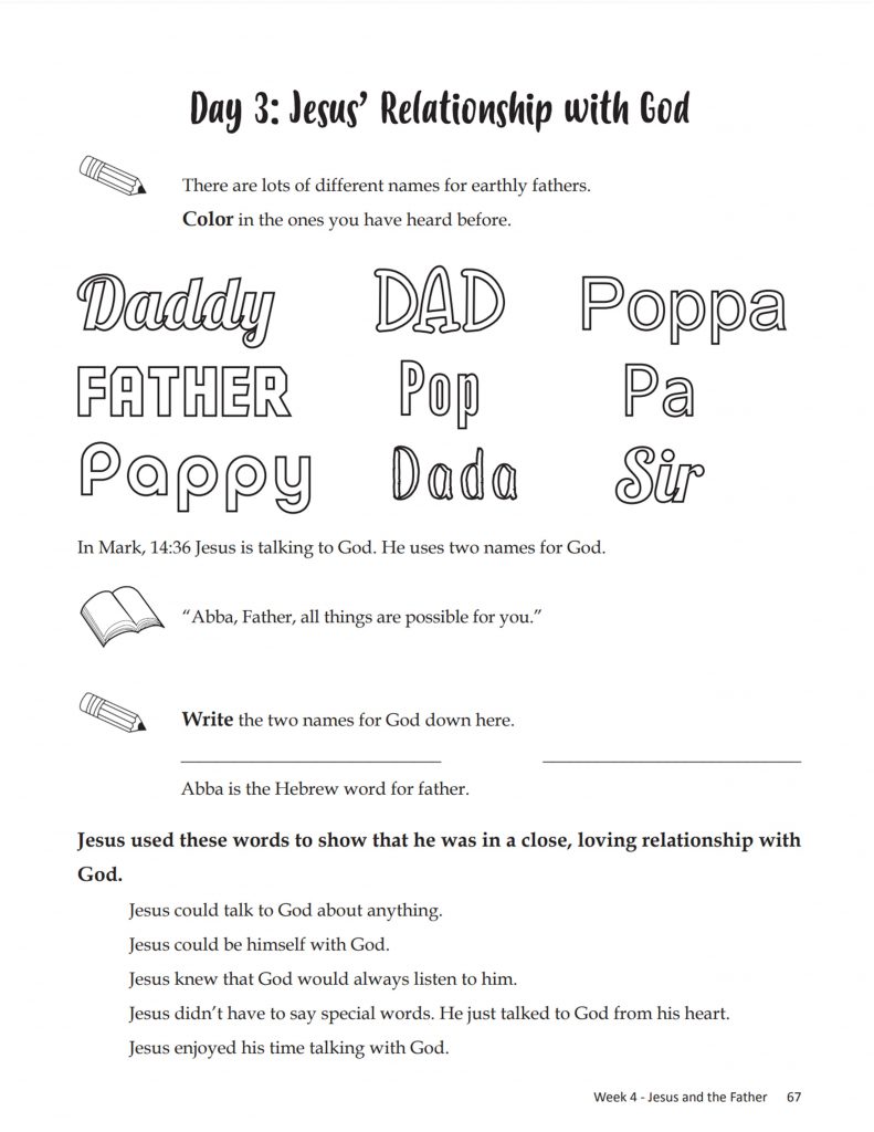 God is My Father! Devotional - Kids Enjoying Jesus