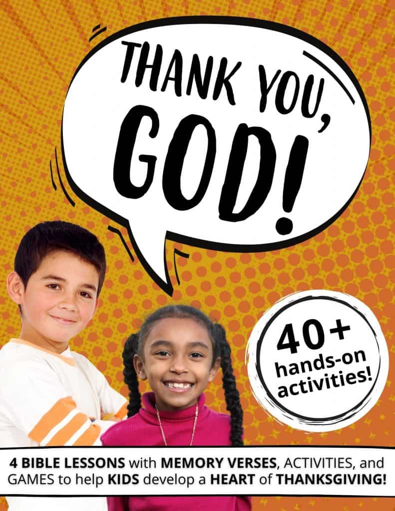 Thank You, God! Activity Guide - Kids Enjoying Jesus