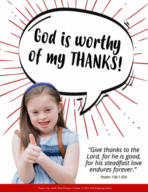 Thank You, God! Activity Guide - Kids Enjoying Jesus