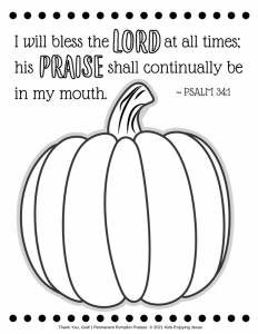 Thank You, God! Activity Guide - Kids Enjoying Jesus