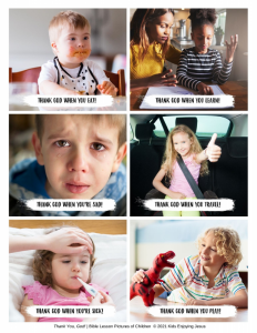 Thank You, God! Activity Guide - Kids Enjoying Jesus