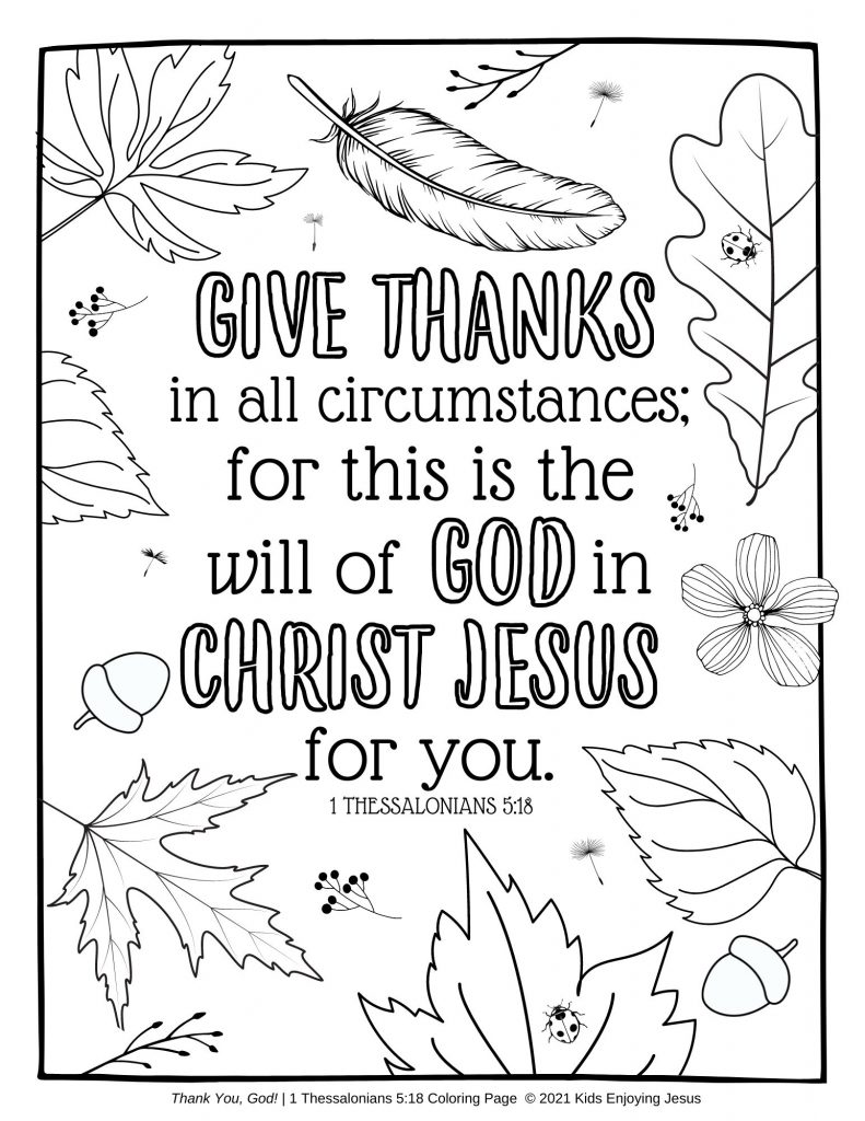 Thank You, God! Activity Guide - Kids Enjoying Jesus