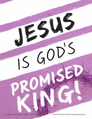 Jesus Is King - Resource Bundle - Kids Enjoying Jesus