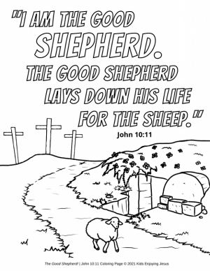 The Good Shepherd Bible Lesson – Kids Enjoying Jesus