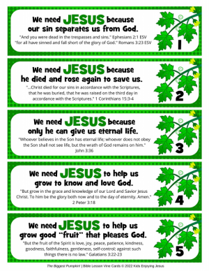 The Biggest Pumpkin - Kids Enjoying Jesus