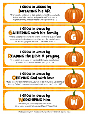 The Biggest Pumpkin - Kids Enjoying Jesus