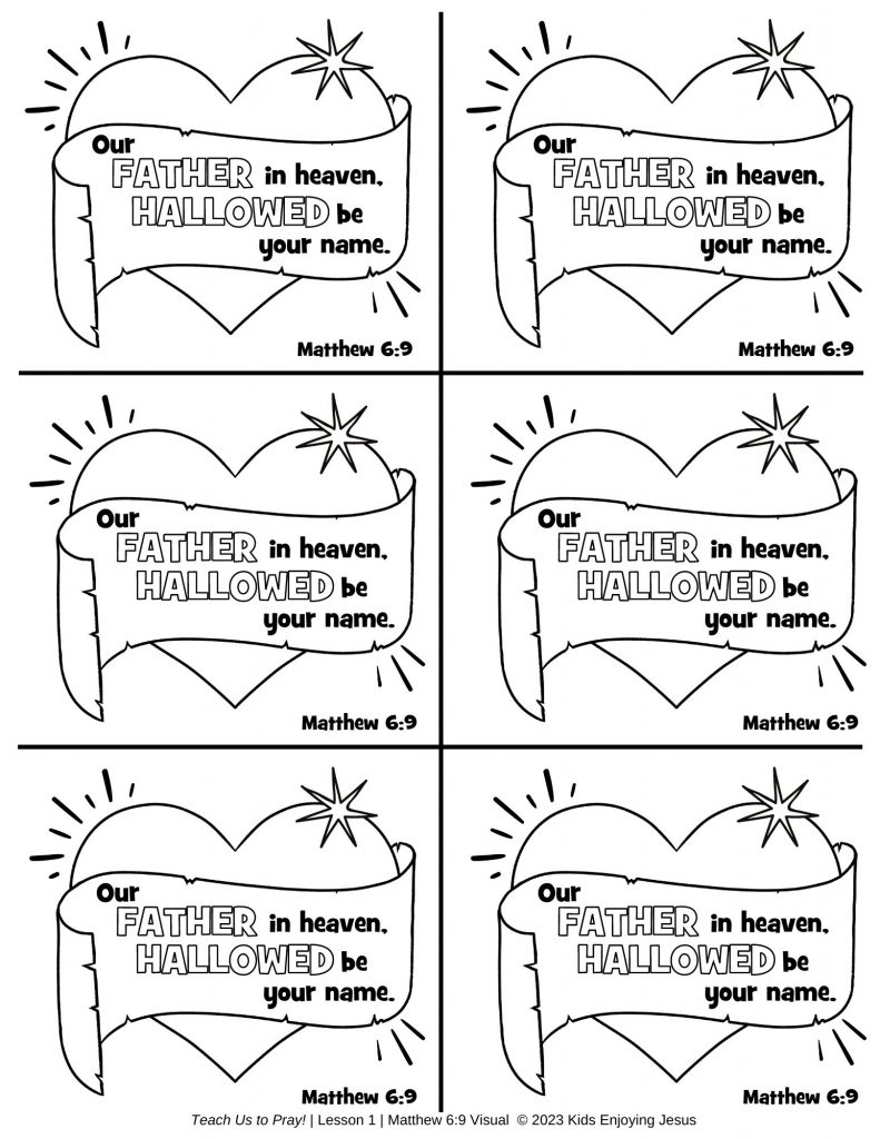 Teach Us to Pray! | Lessons on the Lord’s Prayer – Kids Enjoying Jesus