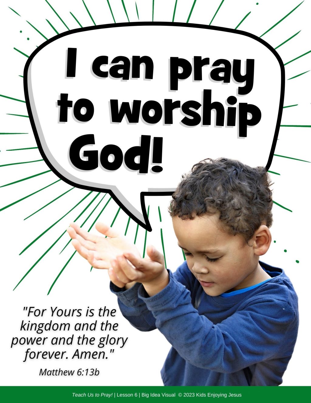 Teach Us to Pray! | Lessons on the Lord’s Prayer – Kids Enjoying Jesus