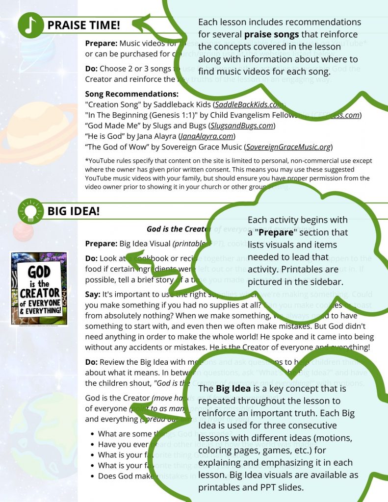 Enjoying God My Creator! Curriculum Kit – Kids Enjoying Jesus