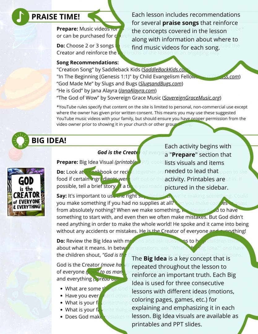 Enjoying God My Creator! Curriculum Kit – Kids Enjoying Jesus