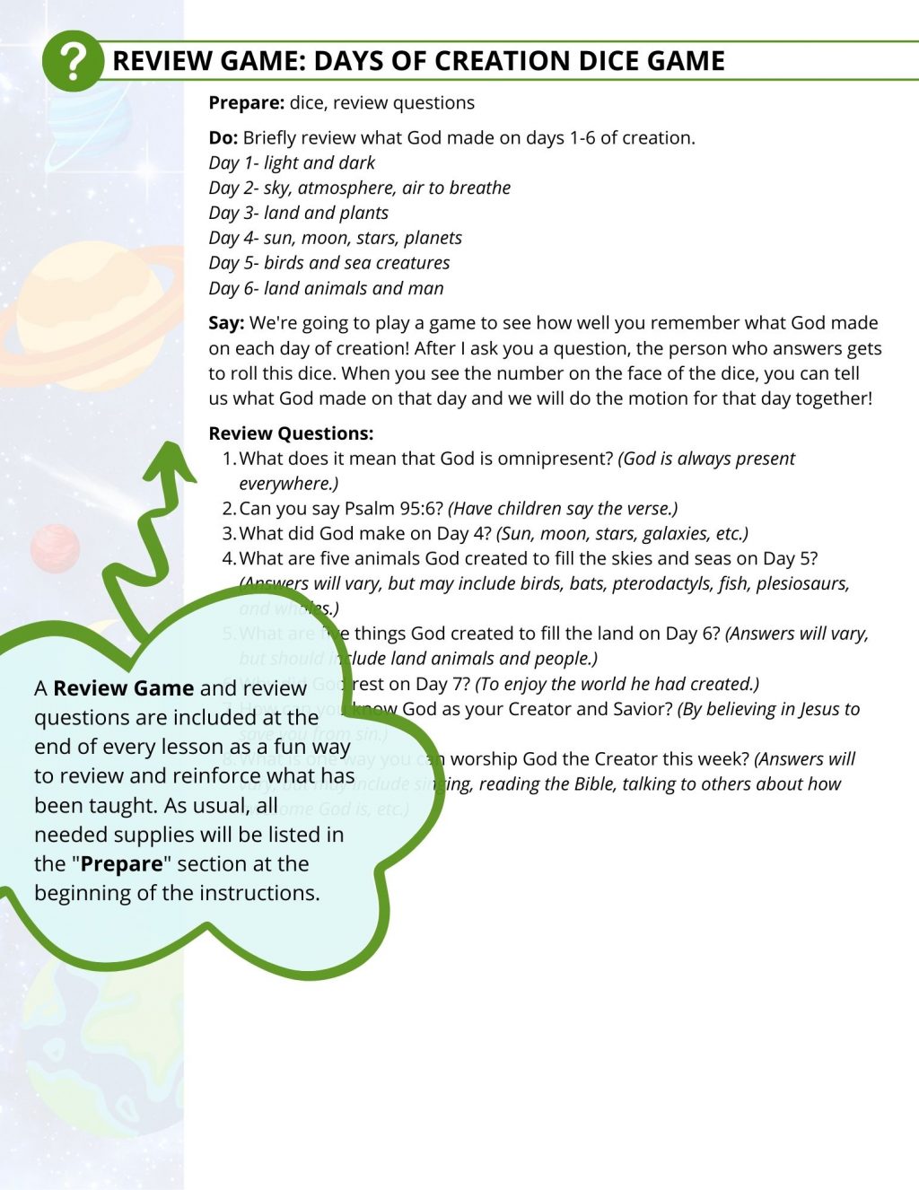 Enjoying God My Creator! Curriculum Kit – Kids Enjoying Jesus